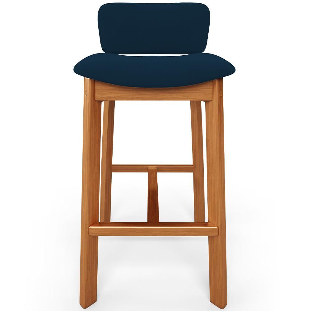 Kit 03 Banquetas Alta Para Cozinha Sala de Jantar Bar Dara L02 Suede ...