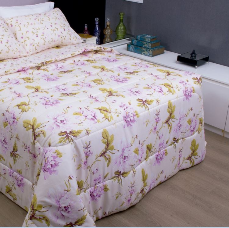 Edredom King Size Conforto 190x215cm F.A Maringá - Lojas MM