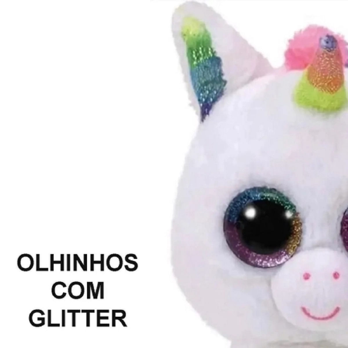 Pelúcia Beanie Boos Unicórnio Pixy Ty 044098 - Lojas MM