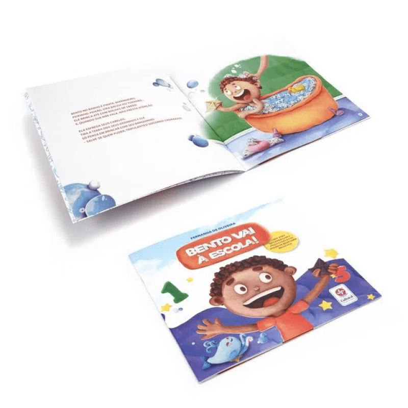 Livro Bento Vai A Escola Com Massa Estrela 3005101300011 - Lojas MM