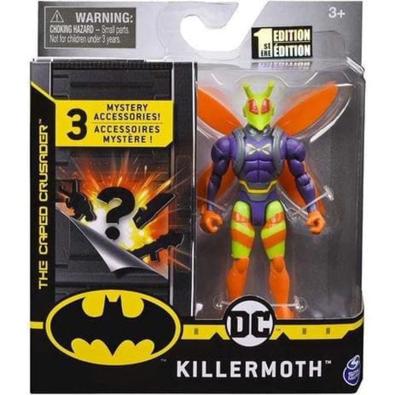 Boneco Articulado Dc Comics 10 Cm Killermoth Spin Master 2182 - Lojas MM