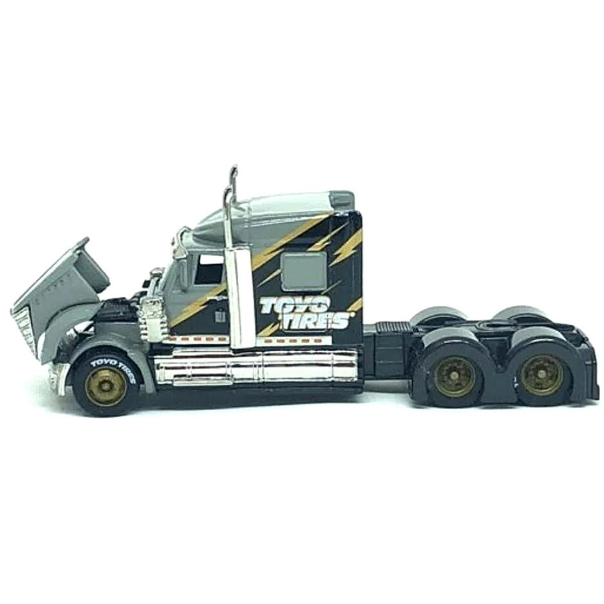 Miniatura Caminhão International Lonestar Cinza Toyo Tires 1/64 Maisto ...