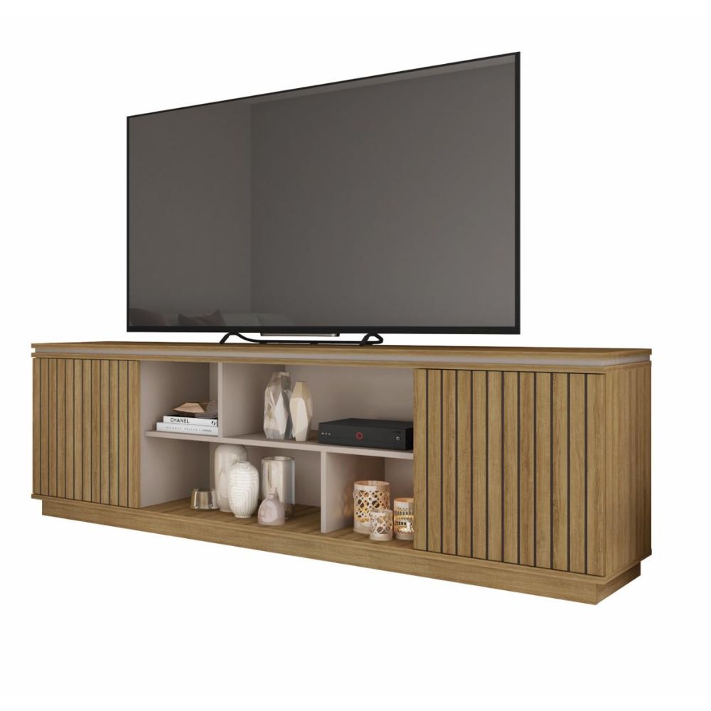 Rack para TV até 75" Caemmun Simetria 180 CM - Lojas MM