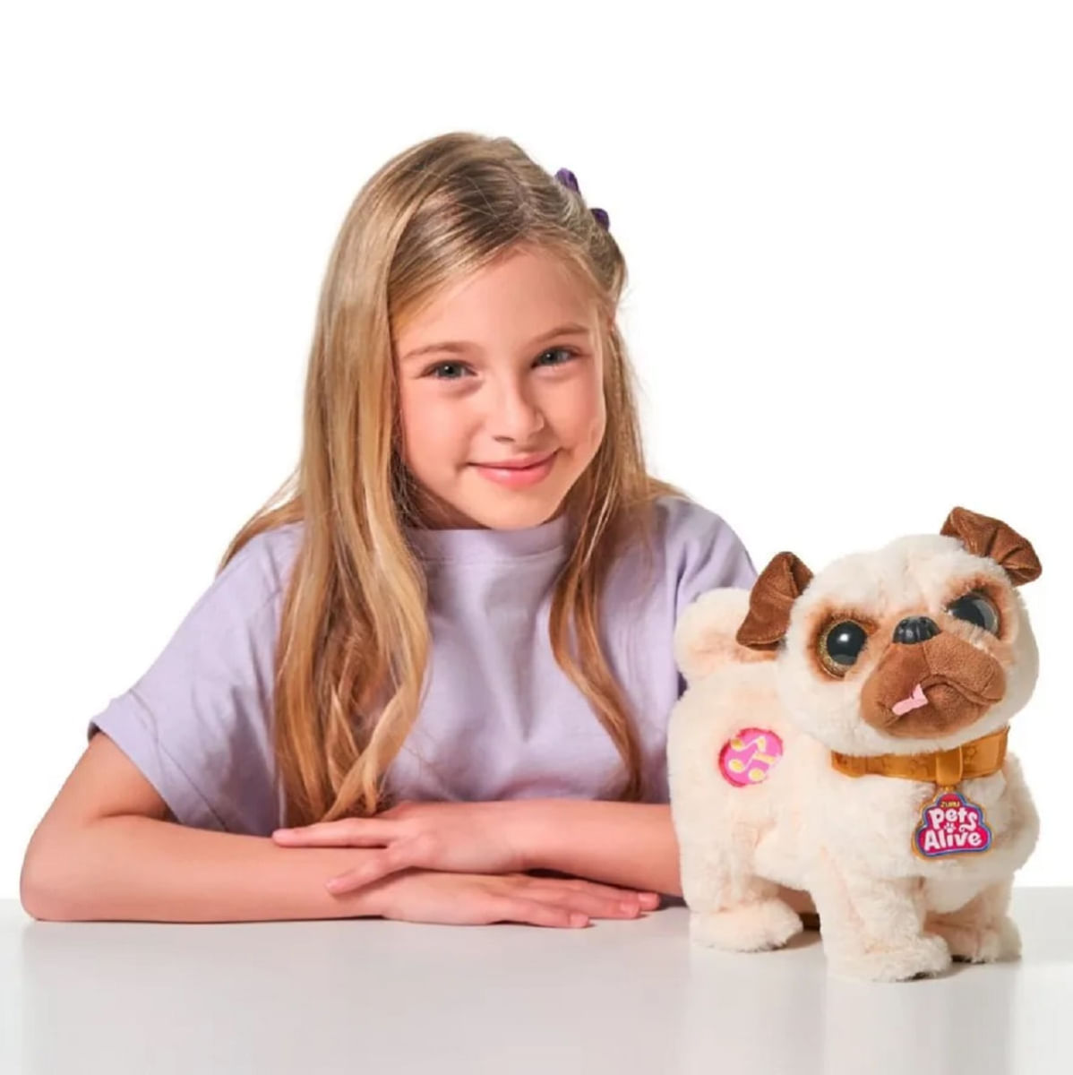 Pelúcia Pug Shaking Booty Pets Alive Pets Alive - Lojas MM
