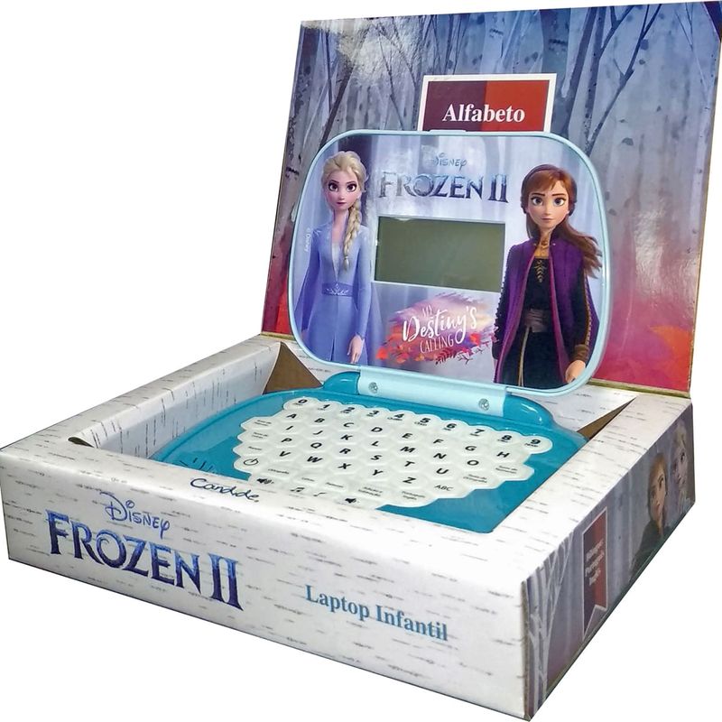 Laptop Infantil Bilíngue Frozen 2 Candide 8303 - Lojas MM