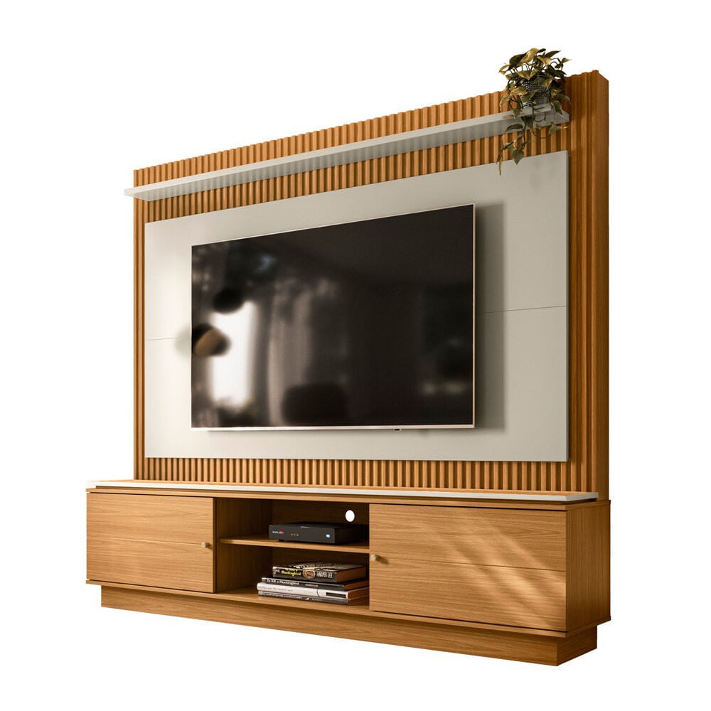 Painel Home para TV até 75 Linea Guararapes 2 Portas MDF e MDP - Lojas MM